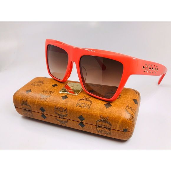MCM | Accessories | New Mcm6sa 631 Coral Red Sunglasses 55mm With Case ...